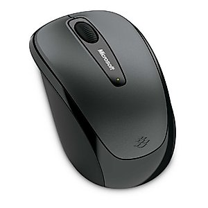 Microsoft Wireless Mobile Mouse 3500 - Loch Ness Gray. Comfortable design, Right/Left Hand Use, Wireless, USB 2.0 with Nano transceiver for PC/Laptop/Desktop, works with for Mac/Windows Computers