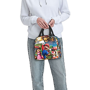 Awetmud Cartoon Lunch Box Portable Lnsulation Multifunctional Lunch Bag For Office Work Picnic