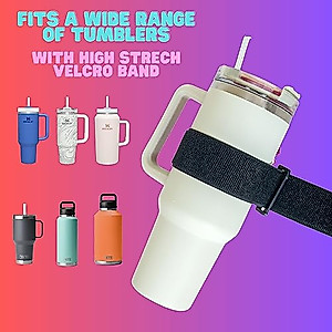 OOTGA Water Bottle Pouch for Stanley | Maybe its Water Maybe its Tequila | Tumbler Pouch for Stanley Quencher 30 & 40 oz | Stanley Cup Accessories | Neoprene Gym Accessory Bag, Outdoor Activities