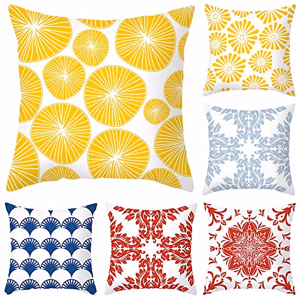 Fall Pillows Decorative Throw Pillows Peach Leather Geometric Pattern Pillowcase, Tpr364-10,45*45Cm (Excluding Pillow Core)