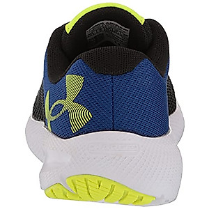Under Armour Boys' Big Kid Grade School Charged Pursuit 2 BL, Black (003)/White, 4.5