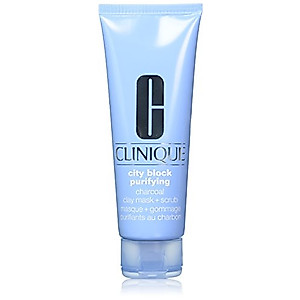 Clinique City Block Purifying Charcoal Clay Mask & Scrub, 3.4 Ounce