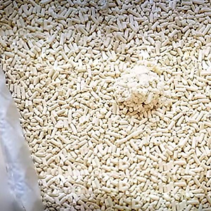 Rufus & Coco WeeKitty | Natural Flushable Clumping Cat Litter | Low Tracking Biodegradable Pellets | Corn 8.8lbs bag