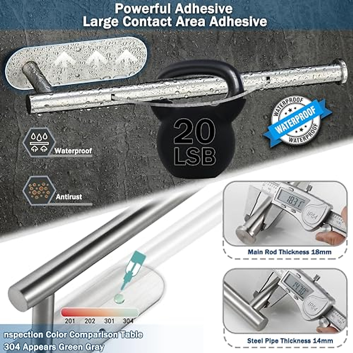 Paper Towel Holder Under Cabinet, Single Hand Operable Wall Mount with Damping Effect,Self-Adhesive Or Drilling Under Cabinet Paper Towel Holder,SUS304 Brushed Stainless