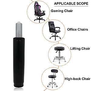 AeKeatDa 5" Long Stroke Office Chair Gas Lift Cylinder Replacement Pneumatic Shock Piston Heavy Duty (500 lbs) fit for Most Chairs