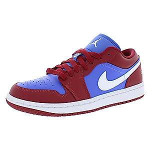 Jordan Womens WMNS air Jordan 1 Low DC0774 604 Pomegranate/Medium Blue - Size 9W