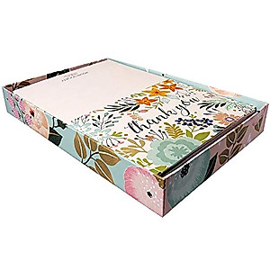 Polite Society Thank You Cards - 37 Beautiful Thank You Card - Blank Cards - White Envelopes Included - Bridal, Baby Showers and Business (37 Pack - Bonus 24K Gold Card)