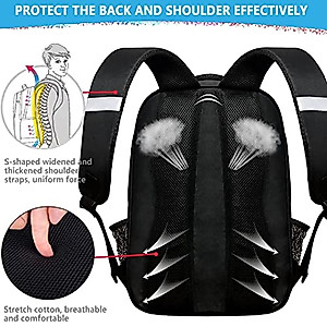 Nuvuiolf Anime Backpack Sets 3Pcs Daypack with Lunch Bag Pencil case Lightweight Durable Backpacks， 04