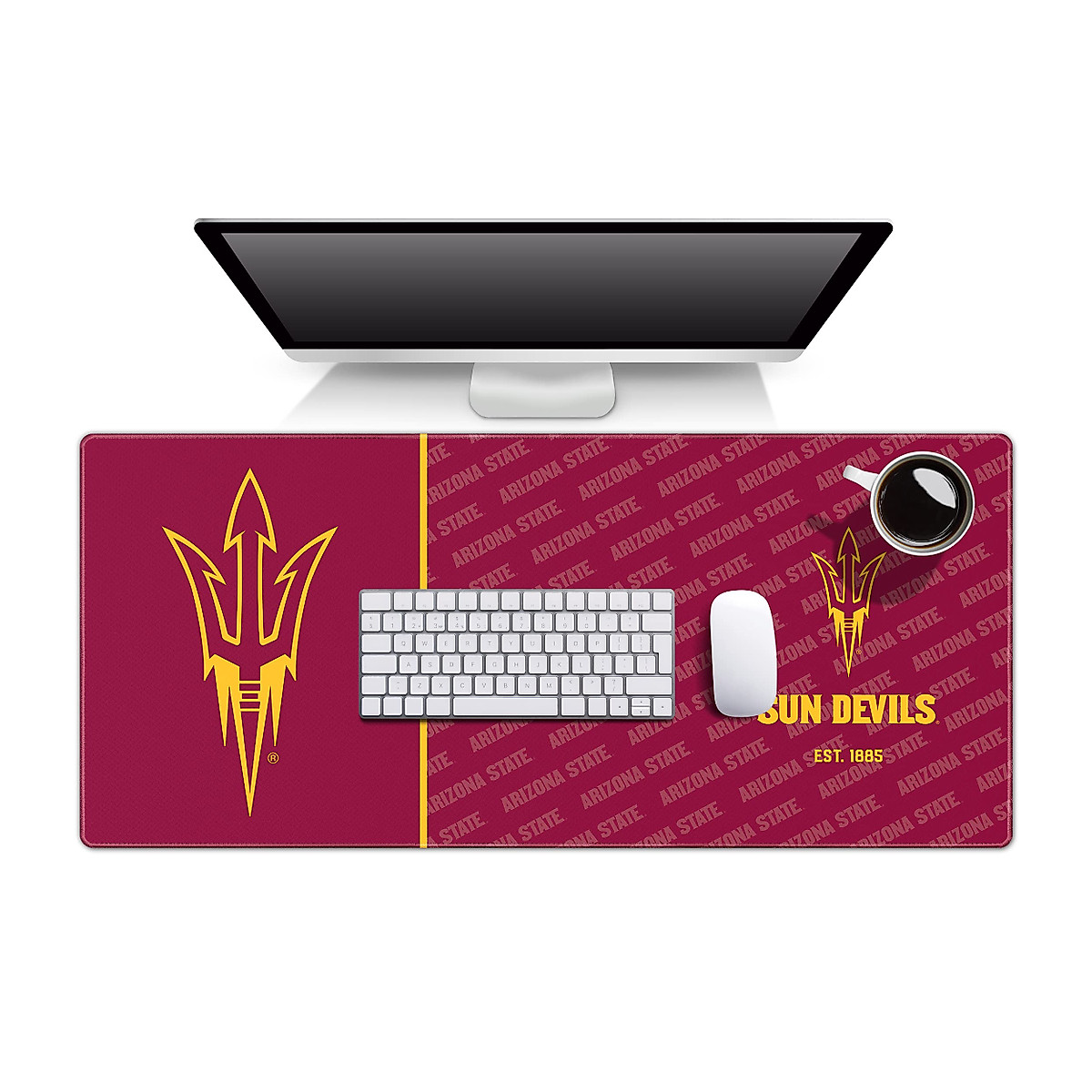 YouTheFan NCAA Arizona State Sun Devils Logo Series Desk Pad