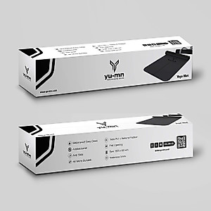 YU-MN Pro Non-slip Yoga Mat - Eco Friendly Fitness Exercise Mat - With Carrying Strap - Pro Yoga Mats for Women - For Indoor & Outdoor - For Pilates and Floor Exercises - Skid & Tear Free