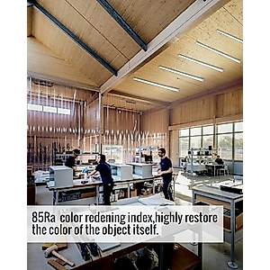 TIMIKEY 10 Pack LED Shop Lights,6500K 5000LM 4FT 36W Super Bright Strip Fixture,FCC&ETL No Interference,Plug&Play Ceiling Lighting is idea for Garage,Cabinet,Shop, Workbench,Warehouse