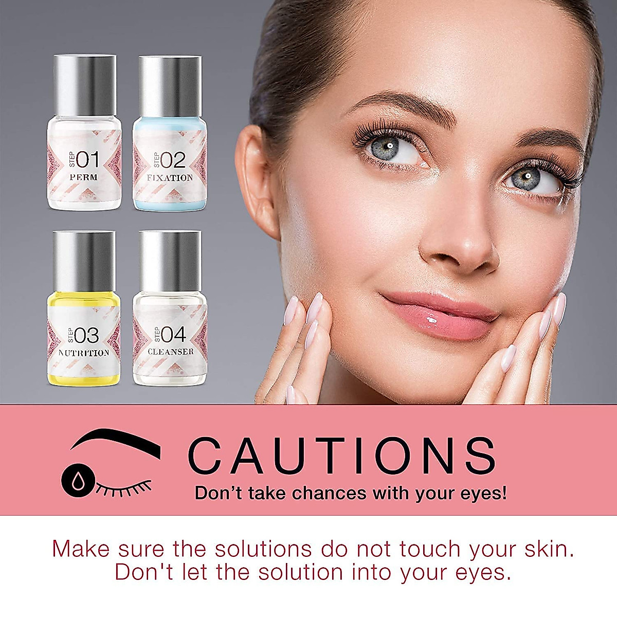 Eyelash Perm Kit, Lash Lift Kit, Semi-Permanent Curling lash perm kit For Beautify Your Lashes