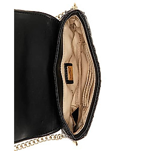 GUESS Adam Mini Crossbody Flap, Black