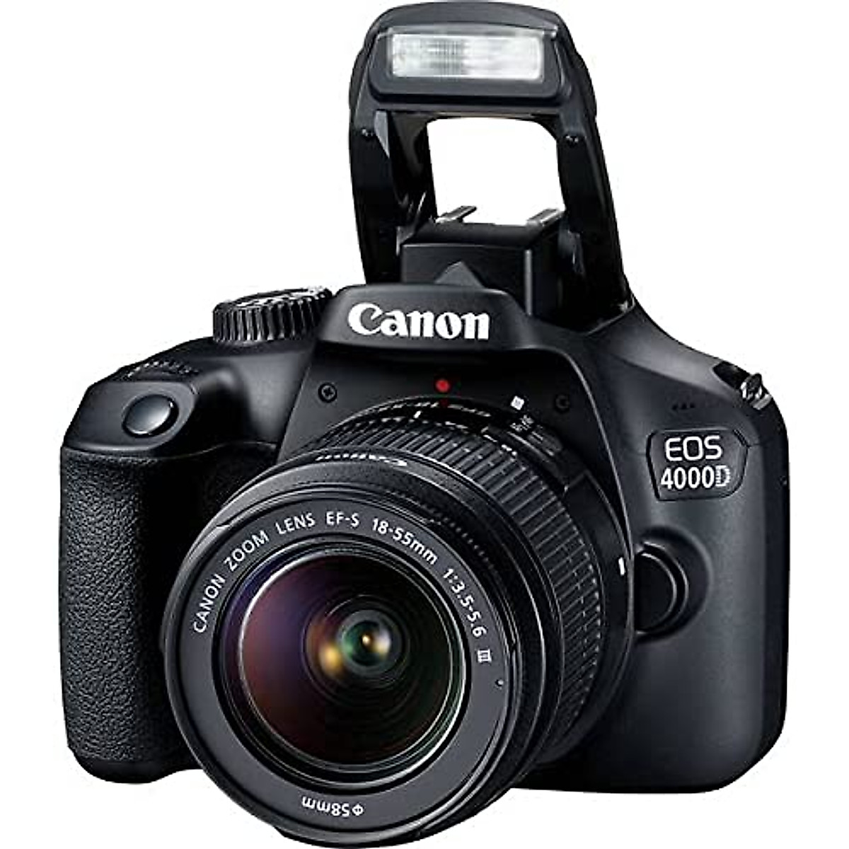 4000D (Rebel T100) DSLR Camera with EF-S 18-55mm F/3.5-5.6 III Lens Bundle, Starter Kit with Accessories (Gadget Bag, Extra Battery, Digital Slave Flash, 128Gb Memory, 50" Tripod and More)