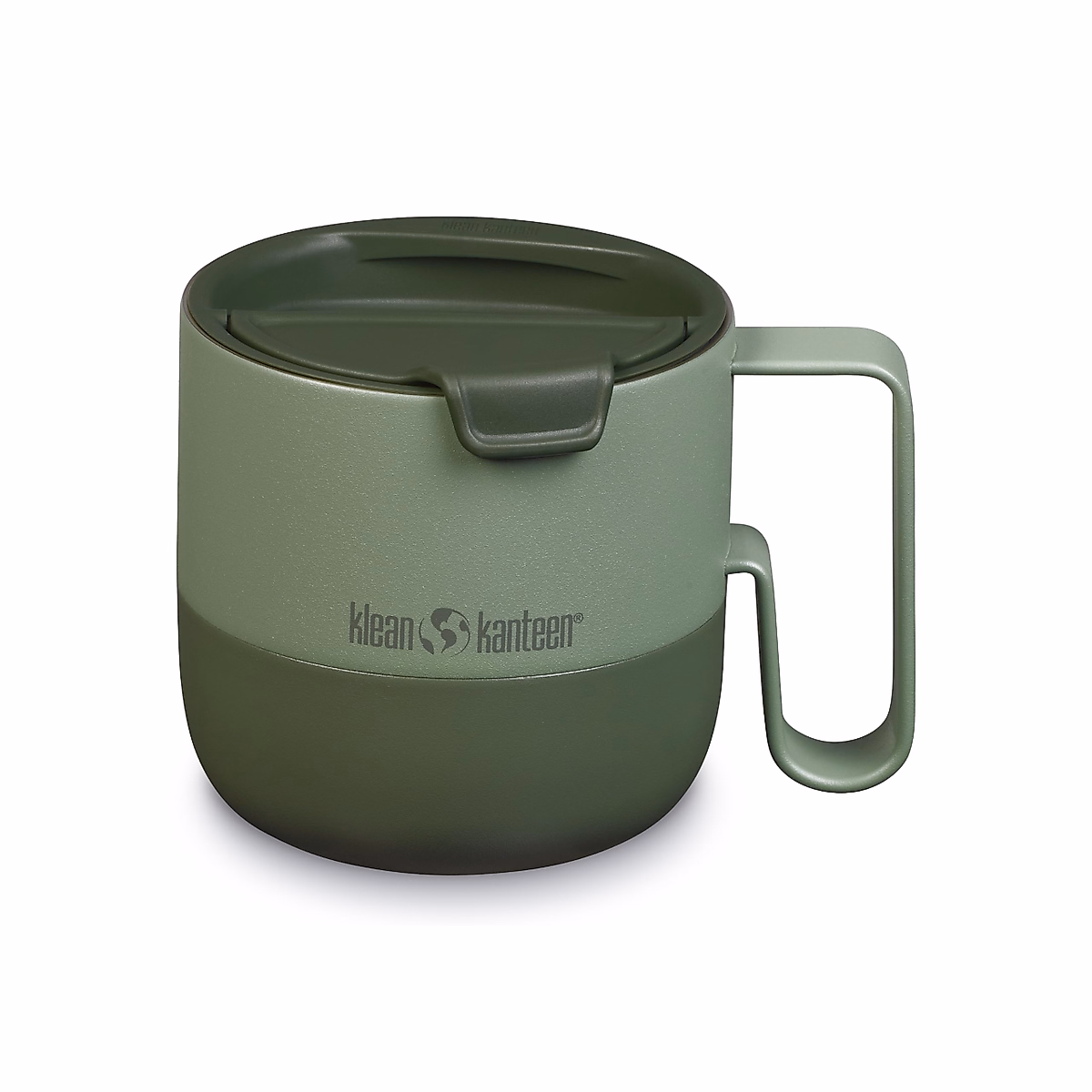 Klean Kanteen Rise 14oz Mug - Stainless Steel with Flip Lid - Sea Spray