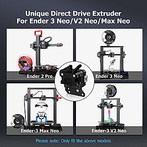 Official Sprite Direct Drive Extruder SE for Neo Series Printer, Dual Gear High Torque Direct Extruder Upgrade Kit for Ender 3 Neo/Ender 3 V2 Neo/Ender 3 Max Neo/Ender 2 Pro (Neo Version)