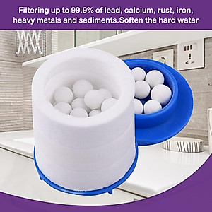 PZLobiet Water Purification Unit - Chlorine Reduction, Made of ABS and Stainless Steel, Easy to Clean, 99.9% Lead, Calcium, Rust, Iron, Heavy Metals and Sediments Removal