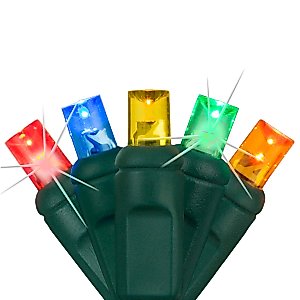SoftTwinkle Slow Twinkling Christmas Lights, Soft Twinkle String Lights Pulsing Christmas Lights (50 Lights, 17 Ft, Warm White/White Wire)