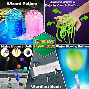 UNGLINGA 150 Experiments Science Kits for Kids, S.T.E.M Project Educational Toys for Boys Girls Birthday Gifts Ideas, Volcano, Chemistry Lab Scientific Tools Scientist Set