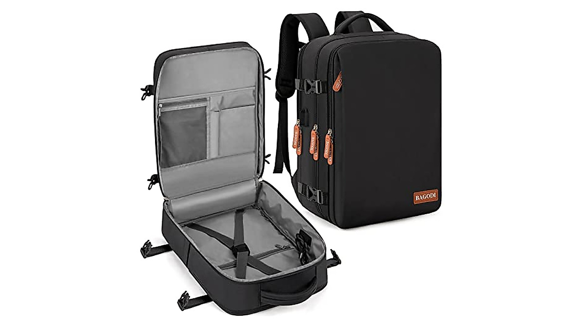 BAGODI 15.6" Travel Laptop Backpack - Waterproof & Flight Approved