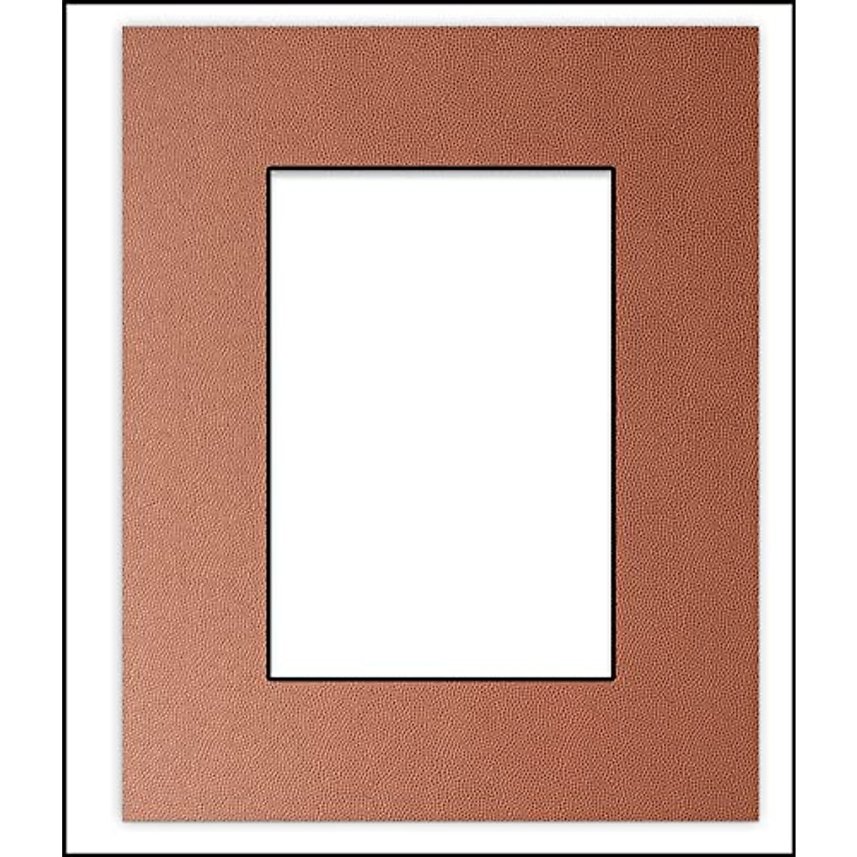 Pack of 25 Acid Free 16x20 Mats Bevel Cut for 11x17 Photos - Football Texture Precut Matboards For Pictures, Photos, Framing - 4-ply Thickness