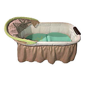 Lu Lu's Lullaby Baby Memory Foam Diaper Changing and Mattress Topper, USA Patented, Featuring Soothing Vibration and Heart Beat Sound which Emulates The Baby in The Womb. by Axis International