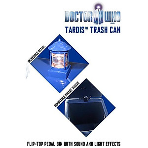 Doctor Who TARDIS Waste Basket with LED Lights & Sound