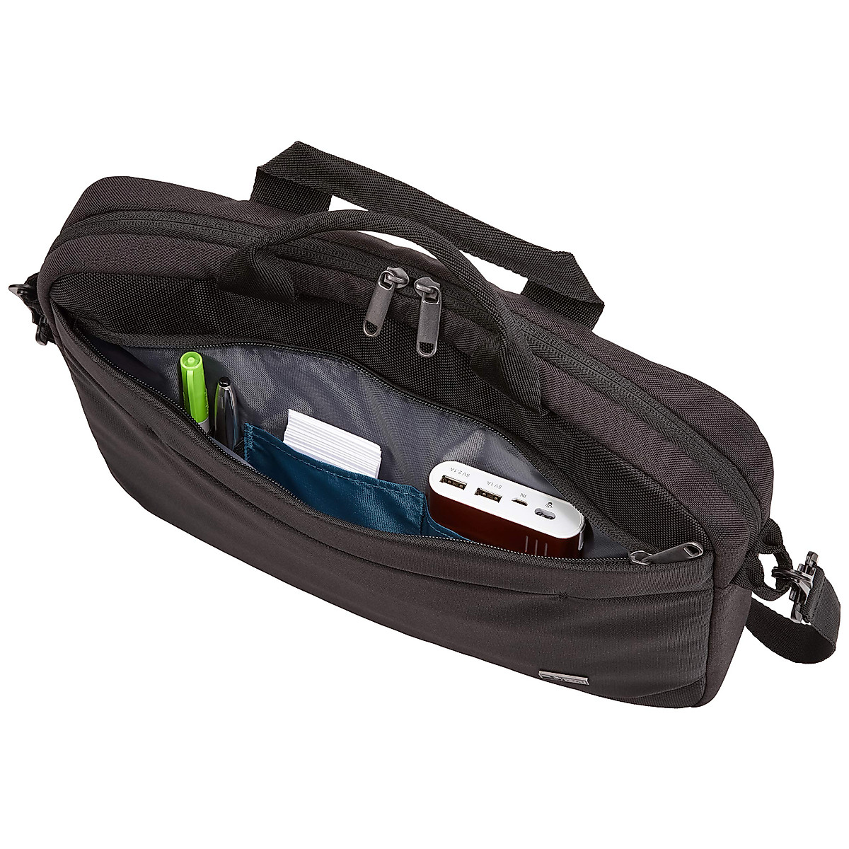 Case Logic Advantage 14" Attaché-Dark Blue, 13"x14.6"x2.8" (3203987)