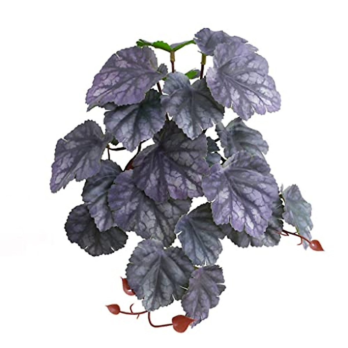 XISAOK Artificial Reptile Plants Lifelike Terrarium 3D Printed Leaves Amphibian Plant Tank Habitat Decoration for Iguana Turtle reptile plants for terrarium tropical habitat for bearded dragon snake