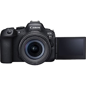 Canon EOS R6 II Mirrorless Camera RF 24-105mmf/4-7.1 is STM Lens+ Case + 64GB Memory(26pc)