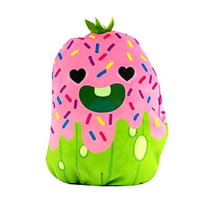 Cats vs Pickles Reversibles - Kitty Cake/Frosted Flo - Two Characters in One Toy! Cat on The Outside - Flip to Reveal Pickle on The Inside! 6" Super-Soft Collectible Toy!