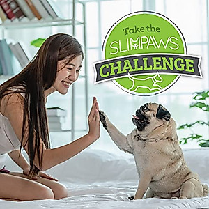 SlimPaws Healthy Weight Soft Chews for Dogs | Chicken Flavor | 60 Count | Made in America