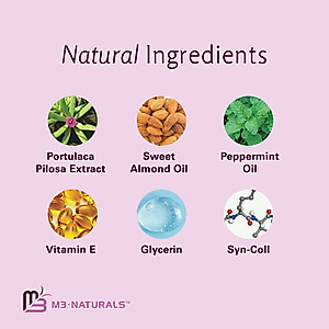 M3 Naturals Collagen Lip Plumper Clinically Proven Natural Lip Enhancer for Fuller Softer Lips Increased Elasticity Reduce Fine Lines Hydrating Plump Gloss Lipstick Primer