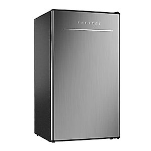 3.2 Cu.Ft Mini Fridge with Freezer, Single Door Small Refrigerator, 6 Settings Mechanical Thermostat, One-Touch Defrosting System, Energy Saving, Dorm Refrigerator
