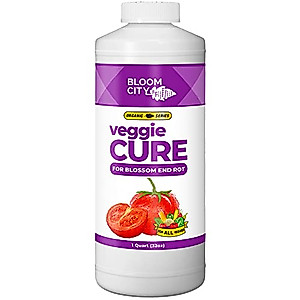 Veggie Cure by Bloom City, Blossom End Rot Solved for All Garden Plants & Vegetables (32 oz)