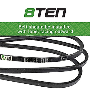 8TEN Deck Drive Belt for Ariens AYP Husqvarna YT19H LTH 18538 154 2038 PP1442 Lawn Tractors 21546080 532130969