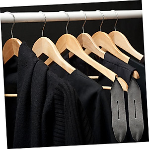 BUGUUYO 50Pcs Skid Hanger Sponge Covers Hanger Grips for Clothing Hanger Sponge Strips Non Slip Hanger Sleeves for Garments and Coats Closet Organizer Accessories