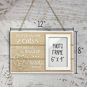 GIFTAGIRL Cat Gifts for Cat Lovers - Crazy Cat Lady Gifts or Cat Themed Gifts Like our Cat Frame, are Great Cat Lover Gifts for Women and Funny Cat Stuff for Cat Lovers. Lovely Cat Mom decor Presents…