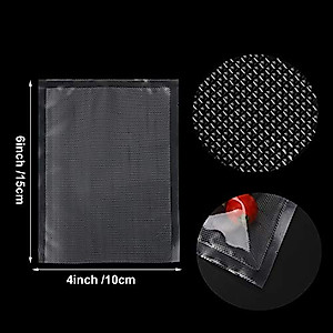 Outus 4 x 6 Inch Vacuum Heat-Seal Bags Vacuum Sealer Bags Pre-Cut Seal Bag for Food Preservation (120 Pieces)