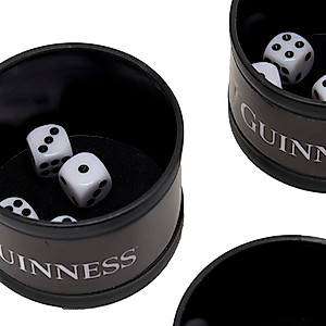 Front Porch Classics | Guinness Pub Games Series Liar's Dice, Traditional Pub Dice Game Officially Licensed by The Makers of Guinness Stout Beer