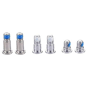 Replacement 6pcs/Set Bottom case Screws + 5 Point Pentalobe Screwdriver for MacBook Pro Retina 13 A1708 EMC 2978 EMC 3164 2016-17, A2159 A2289 EMC 3301 EMC 3456 2020, A2338 M1 EMC 3578 2020 (Silver)