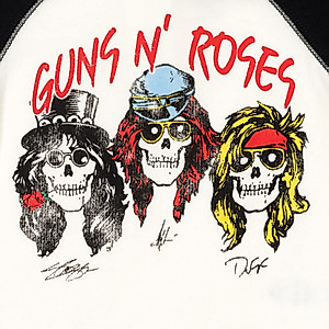 Guns N' Roses Baby Boys 3 Pack Raglan/Tie Dye Baby Short Sleeve Bodysuits black/white 3-6 Months