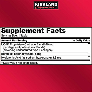 Kirkland Signature Expect More Triple Action Joint Health, 110 Coated Tablets