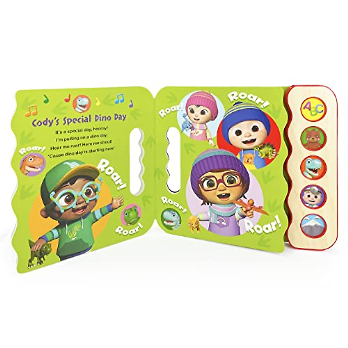 Cocomelon Let's All Sing Together 5-Button Song Book: Sing and Read Toy Book with JJ and Friends