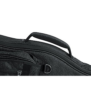 Gator Cases Transit Series Electric Guitar Gig Bag; Charcoal Black Exterior (GT-ELECTRIC-BLK)