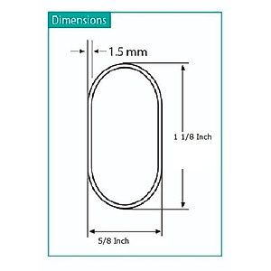 8 Feet Long Oval Wardrobe Closet Tubing Rod Application Clothes Hanging - 96 Inch Length (Matte Brass)