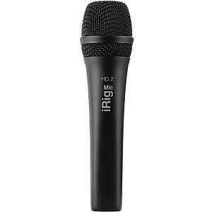 IK Multimedia iRig Mic HD 2 High-definition Handheld Digital Microphone for iPhone, iPad, Mac and PC
