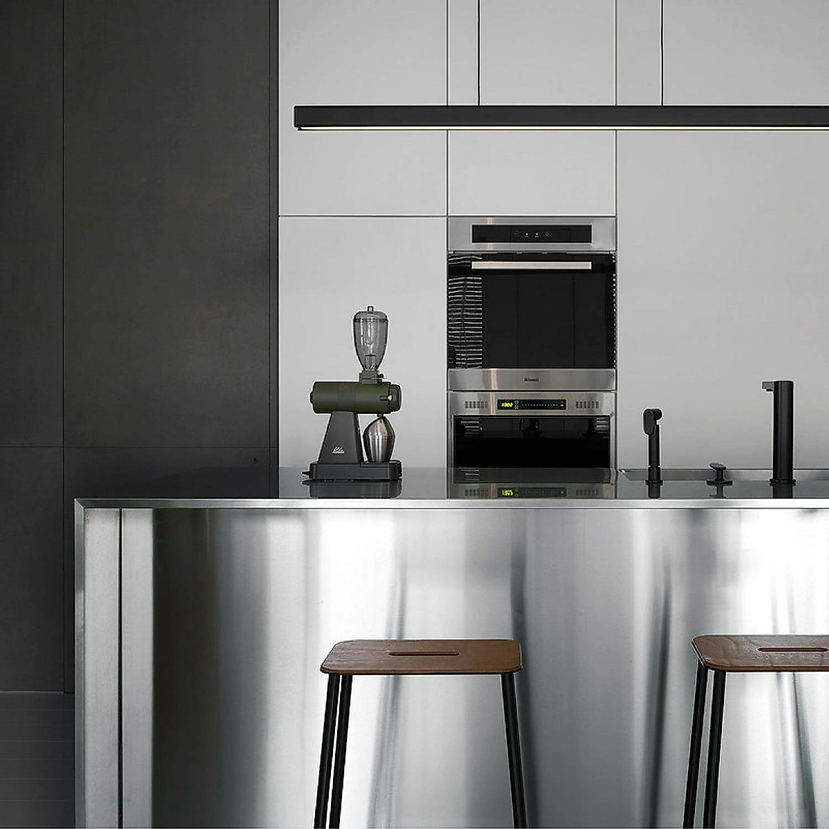 ZYJT PVC Edge Banding, 1" x 25ft Non Glued Flexible Durable Real Brushed Aluminum Grey Silver Veneer Edge Trim for DIY Table Cabinet Furniture Decorative Trim