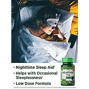 Nature's Truth Melatonin 1 mg, 180 Count