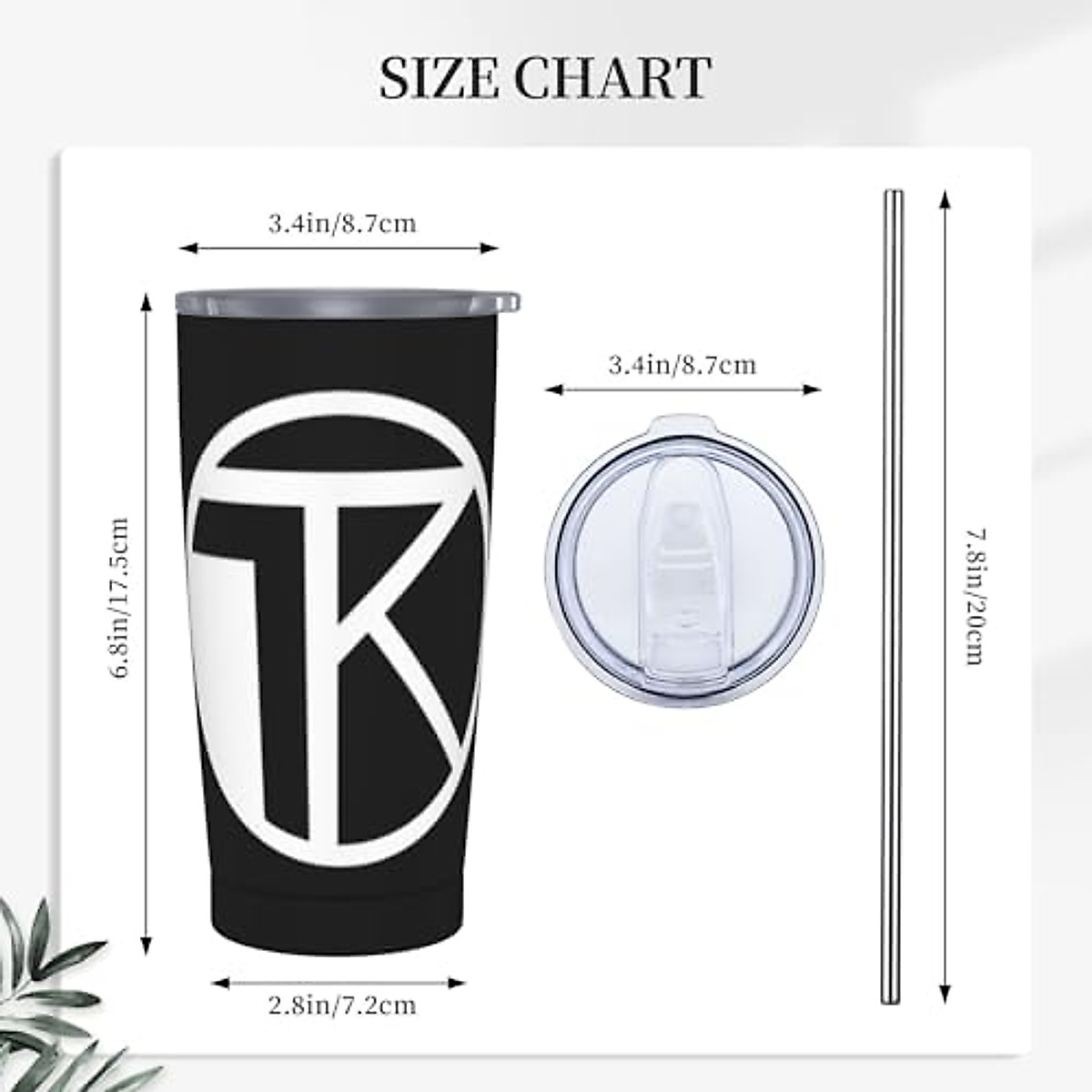 HIKTIEK Kate Musics Bush Stainless Steel Insulated Car Sippy Cup With Lid Travel Mug for Cold Hot 20 oz